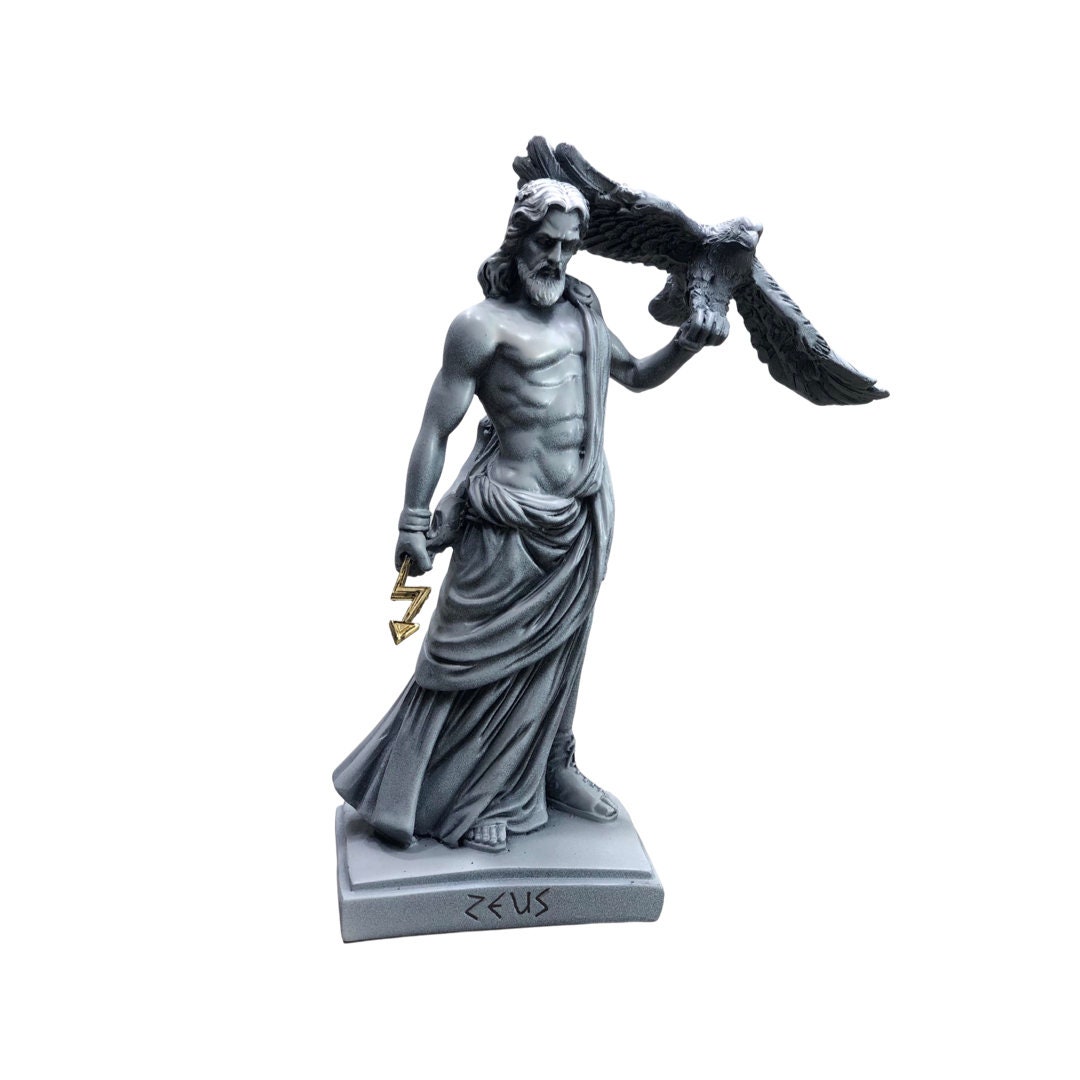 Zeus Hawk Statue 22cm | Greek God | Greek Mythology Art | Olympian Gods ...