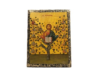 Christ the Vine Icon - Etsy