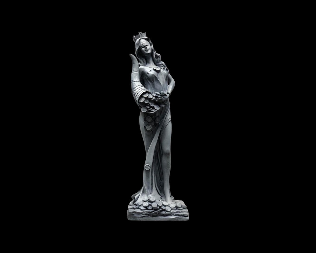 Handmade Fortuna Statue | Greek Goddess of Luck, 31 Cm - Etsy