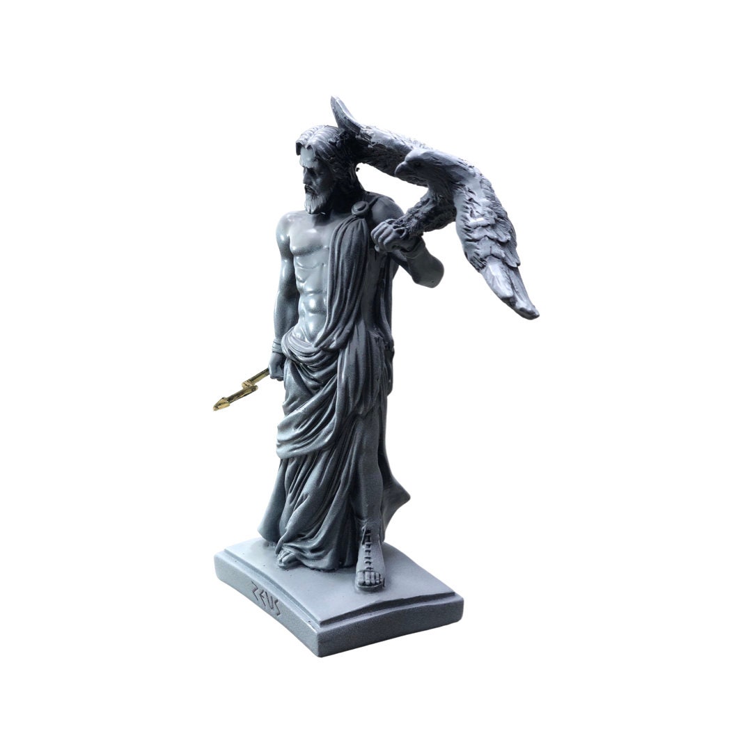 Zeus Hawk Statue 22cm | Greek God | Greek Mythology Art | Olympian Gods ...