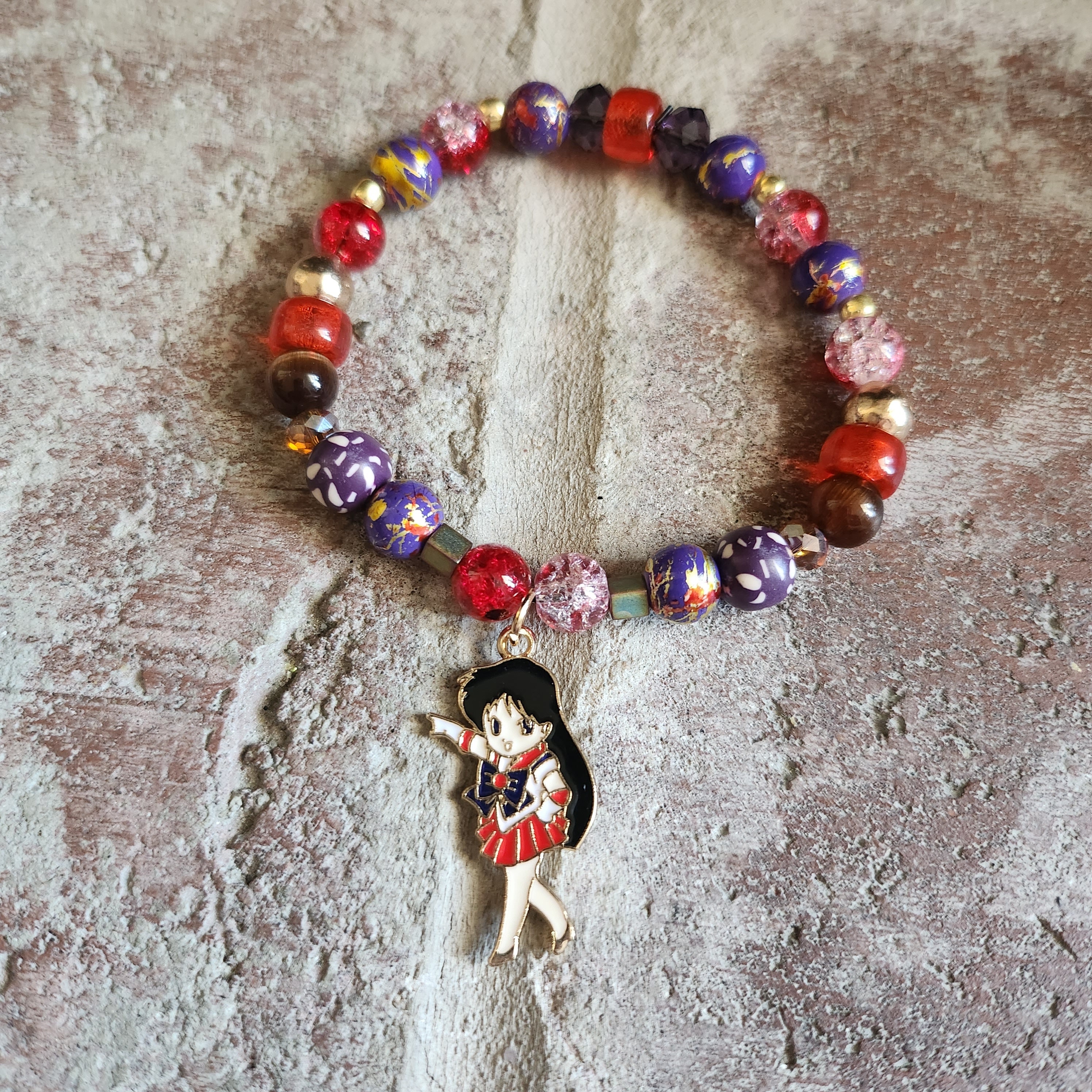 Sailor Scouts | Sailor Moon Inspired Stretchy Beaded Bracelets With ...