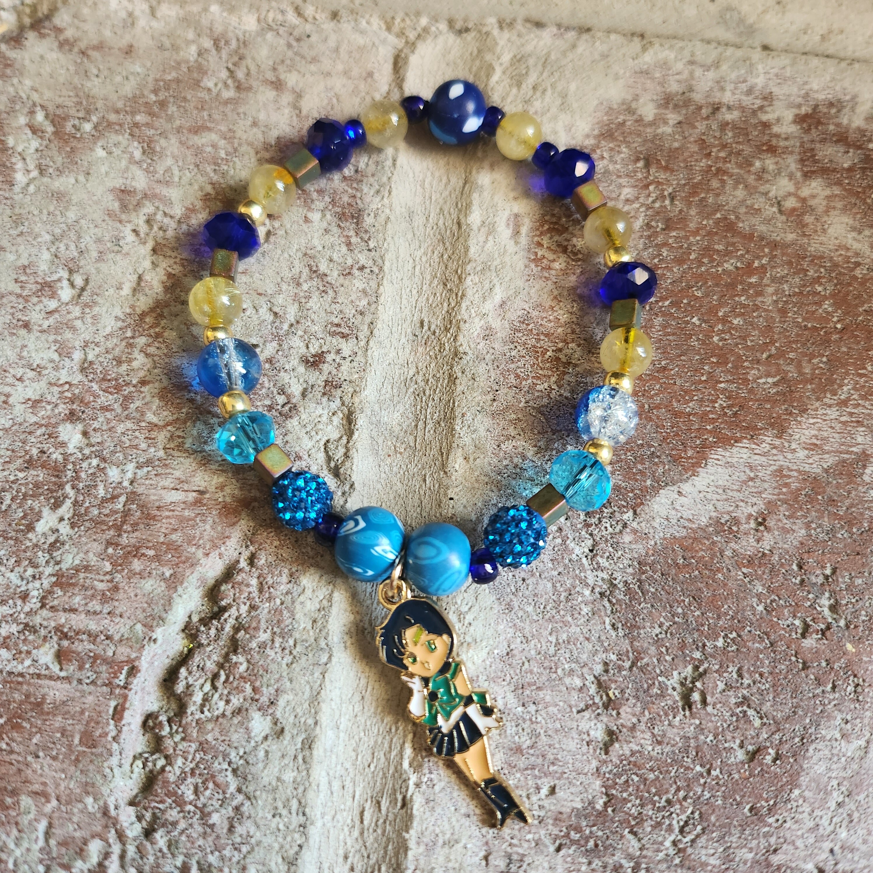 Sailor Scouts | Sailor Moon Inspired Stretchy Beaded Bracelets With ...