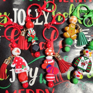 Christmas Keychains - Etsy