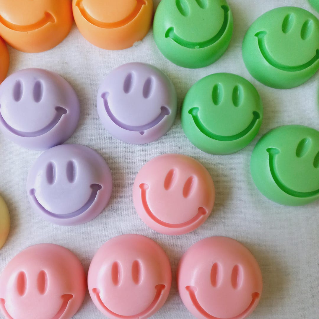 20 Mini Smile Soaps: Unwrapped Decorative Glycerin Soap, Party Favors ...