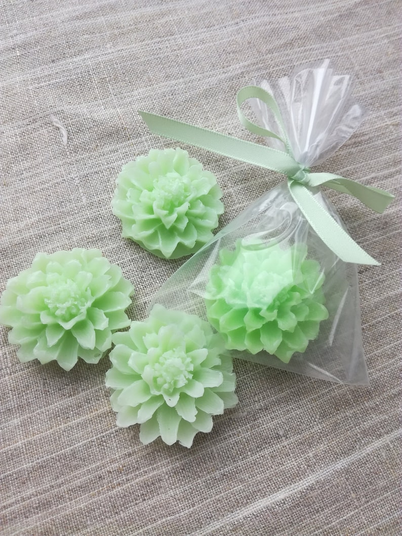 80 Mini Flower Soaps: Scented Wedding & Shower Favors - Etsy