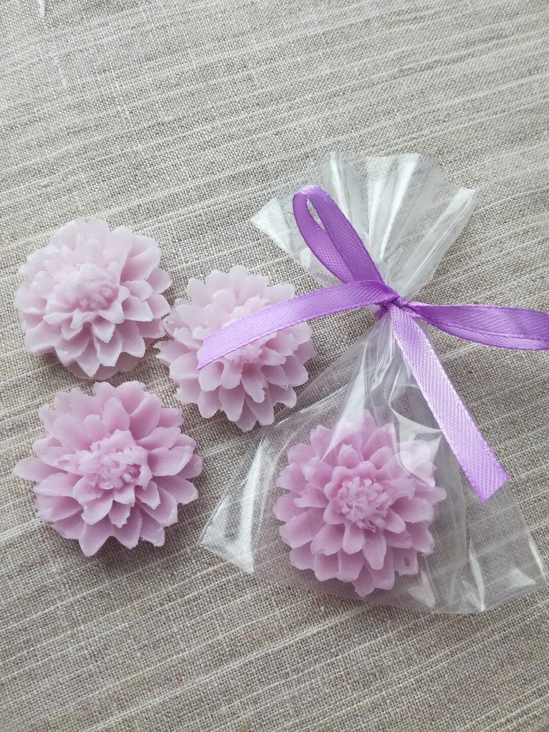 80 Mini Flower Soaps: Scented Wedding & Shower Favors - Etsy