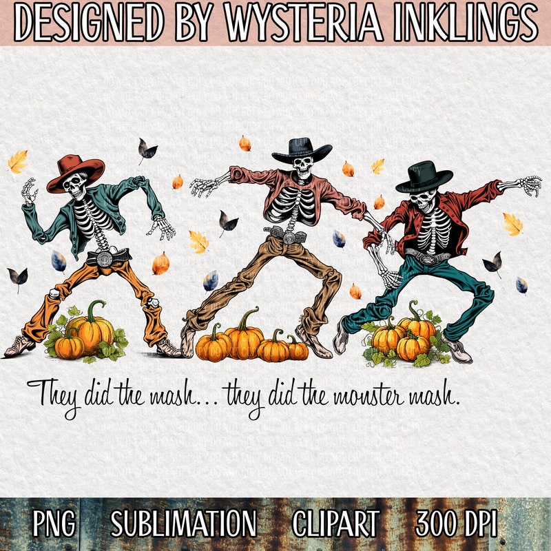 Monster Mash Clipart - Etsy