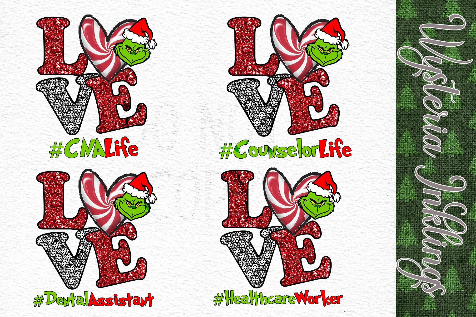 Love Grinch The Grinch Noël Bundle Sublimation Design - Etsy France