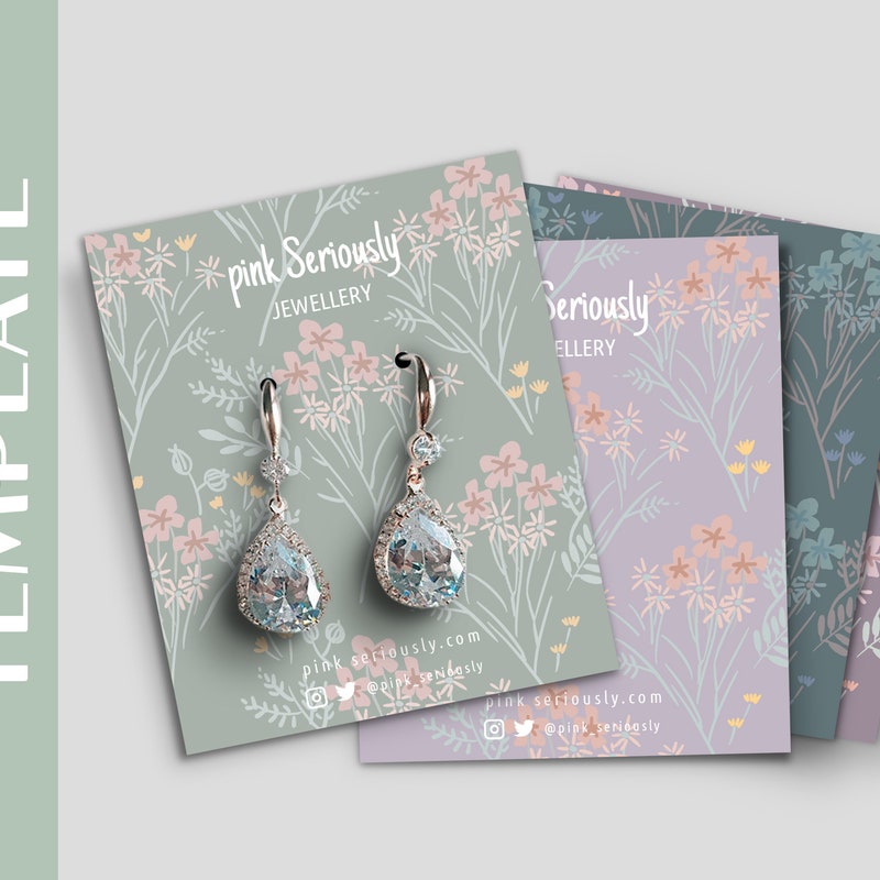 Custom Earring Cards - Etsy