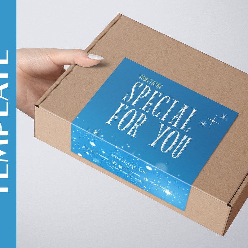 Box Seal Sticker - Etsy