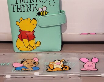 Winnie the Pooh Budget Binder / Money Saving Book / A6 Cash Envelope ...