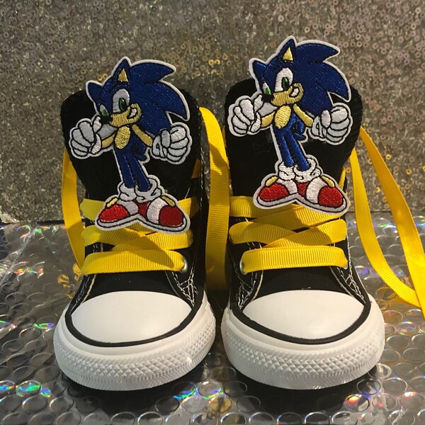Sonic the Hedgehog Sneakers - Etsy