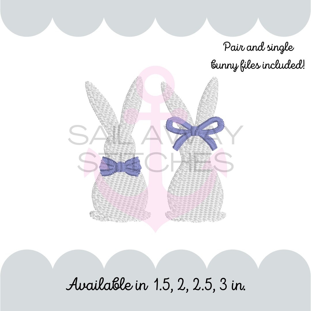Easter Bunny Boy and Girl Mini (pair, Boy and Girl Files All Included ...