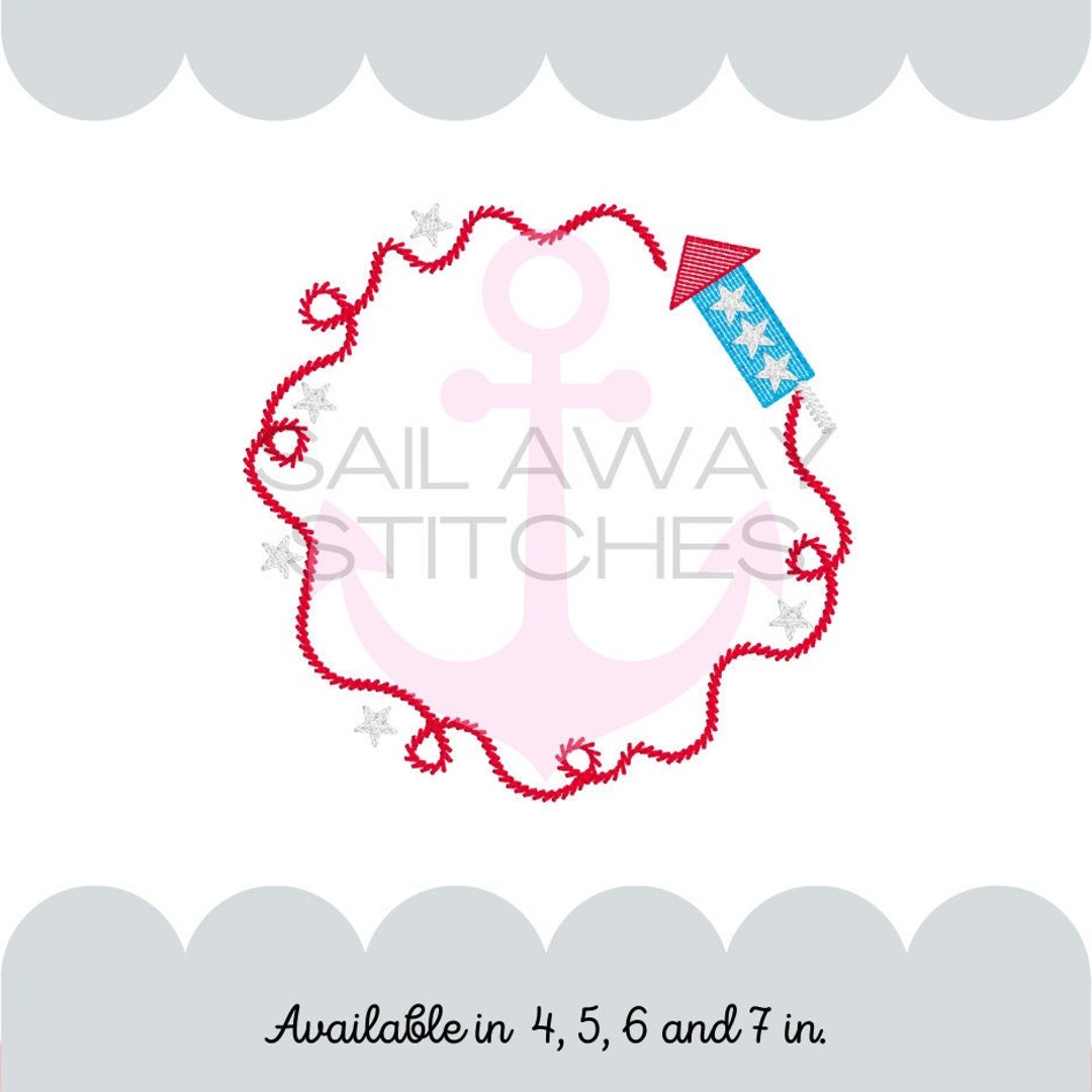 4th of July Patriotic Rocket Frame - Etsy