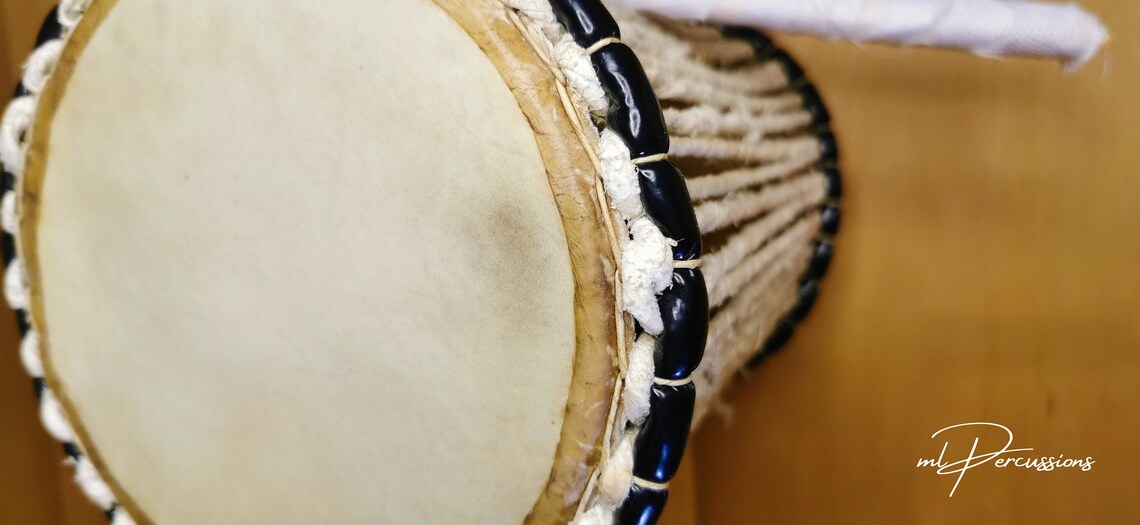 Authentic Nigerian Talking Drum Gan-Gan with Beater and | Etsy