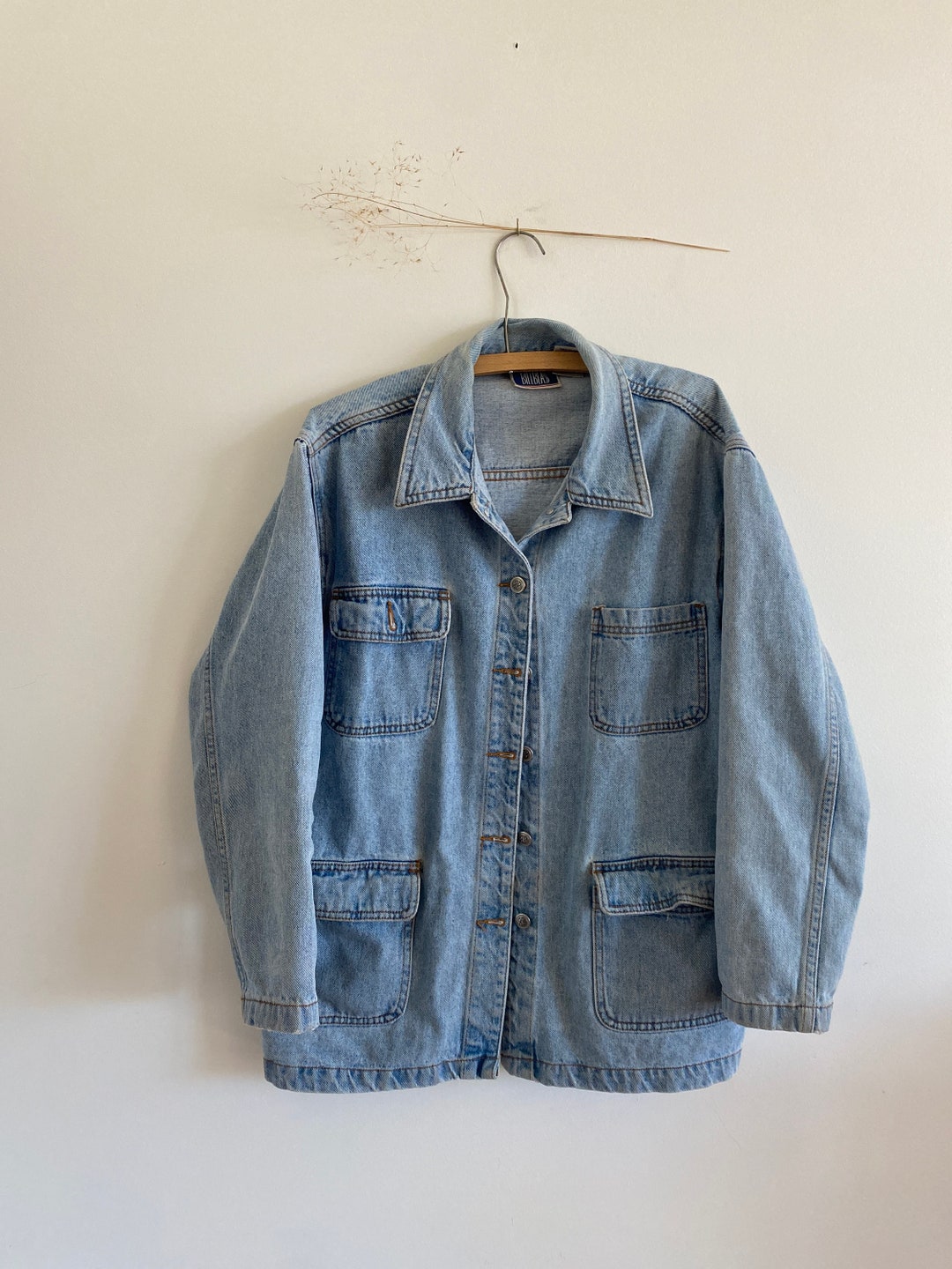 Vintage Denim Chore Jacket - Etsy