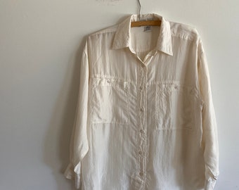 Vintage Middy Silk Blouse - Etsy