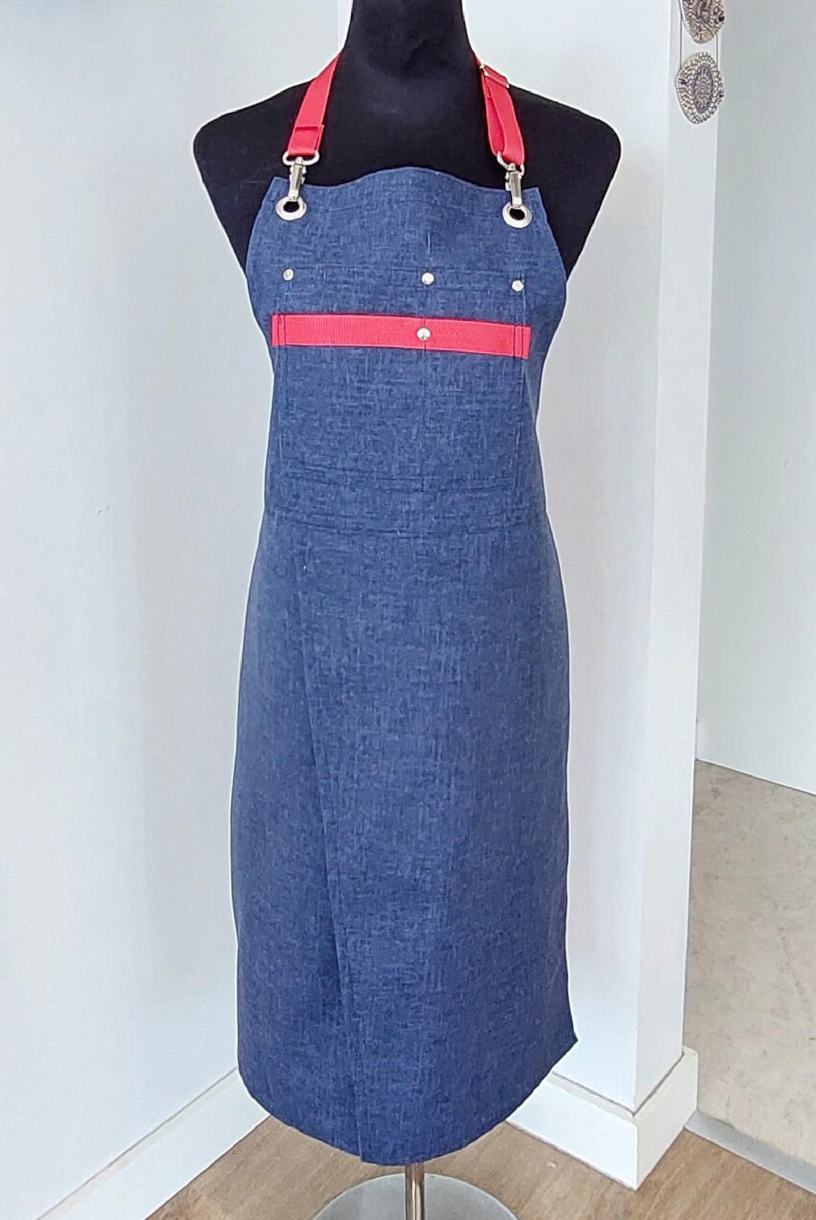 Linen Split Leg Pottery Apron Craft Overalls Adjustable - Etsy Canada