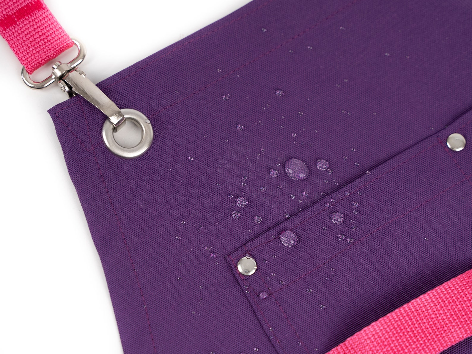 Purple Linen Split Leg Apron: Personalized Artist Pottery Canvas Smock ...