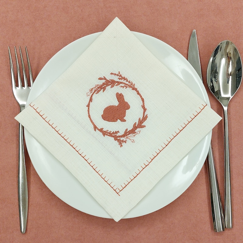 Rabbit Napkin - Etsy