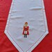 King Nutcracker Table Runner With Gold Color Detail, Beige Gardenia ...