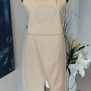 Personalized Split Leg Pottery Ceramics Apron, Logo Embroidered Craft ...