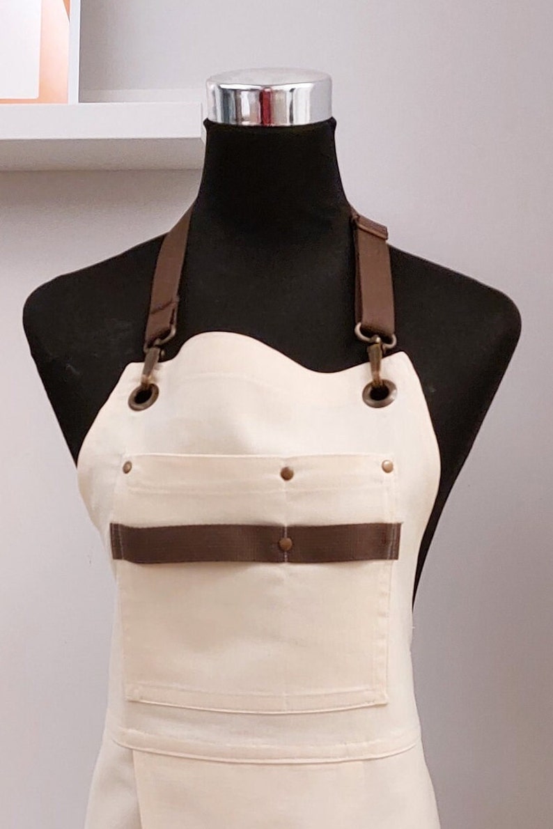 Linen Split Leg Pottery Apron Craft Overalls Adjustable - Etsy