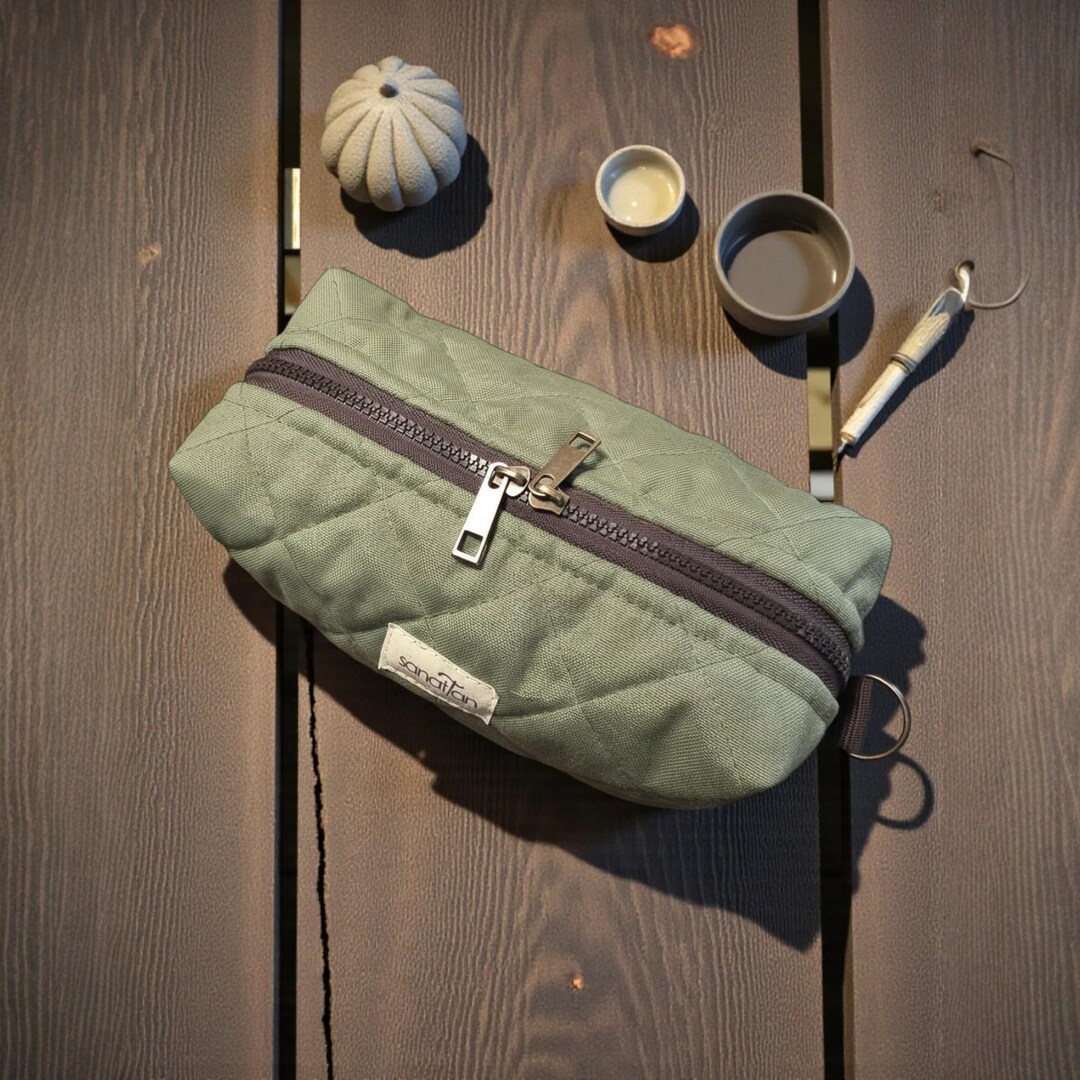 Quilted Double Zipper Pottery Tool Bag, Travel Toiletry Bag - Etsy