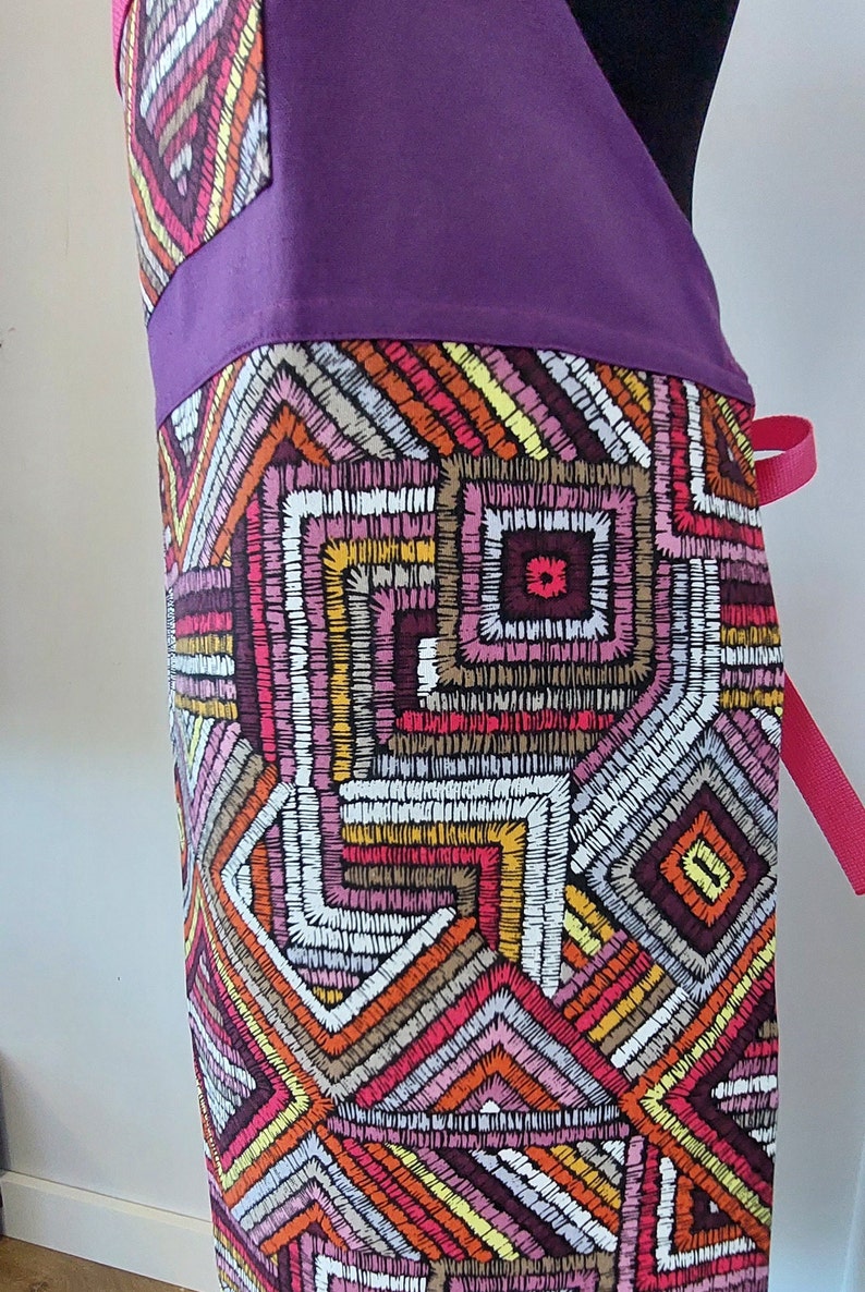 Colorful Linen Split Leg Pottery Apron Dress Craft Overalls - Etsy