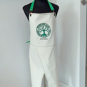 Personalized Split Leg Pottery Ceramics Apron, Logo Embroidered Craft ...