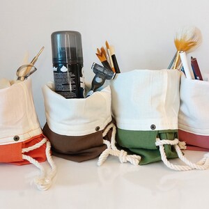 Pottery Tool Bag, Double Layer Fabric Art Material Case With Drawstring ...