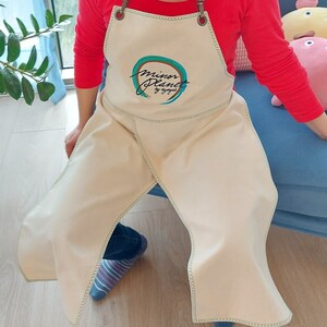 Personalized Split Leg Pottery Ceramics Apron, Logo Embroidered Craft ...