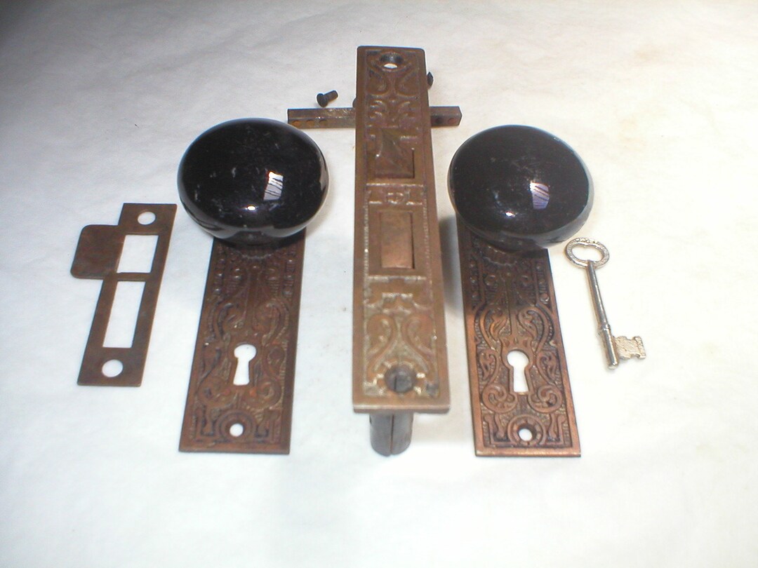 Antique Victorian Era Door Hardware - Etsy
