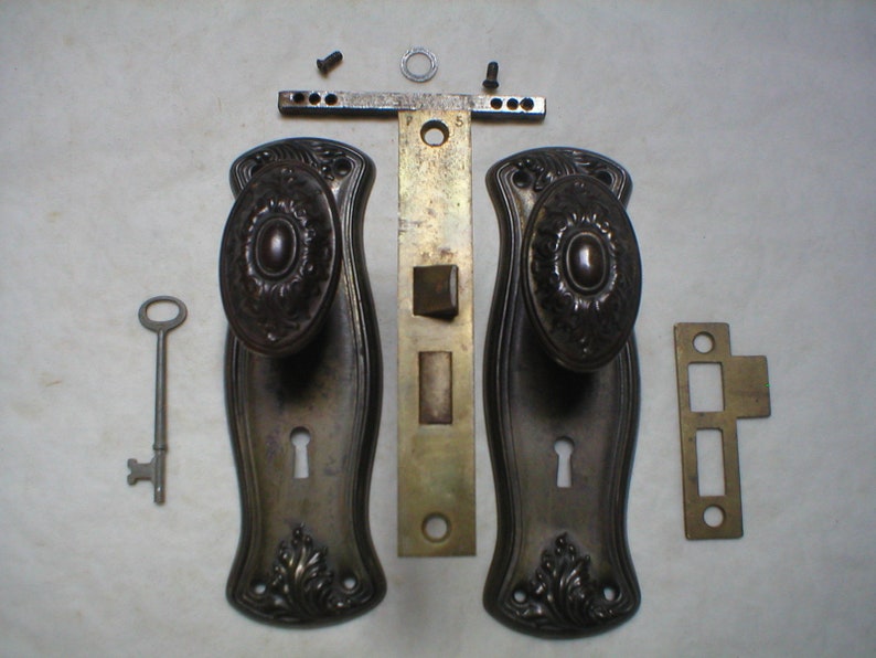 Antique Victorian Era Door Hardware - Etsy