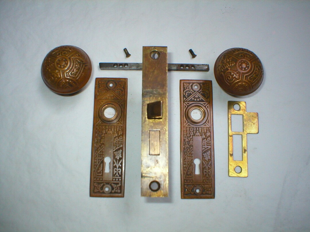 Antique Victorian Era Door Hardware - Etsy