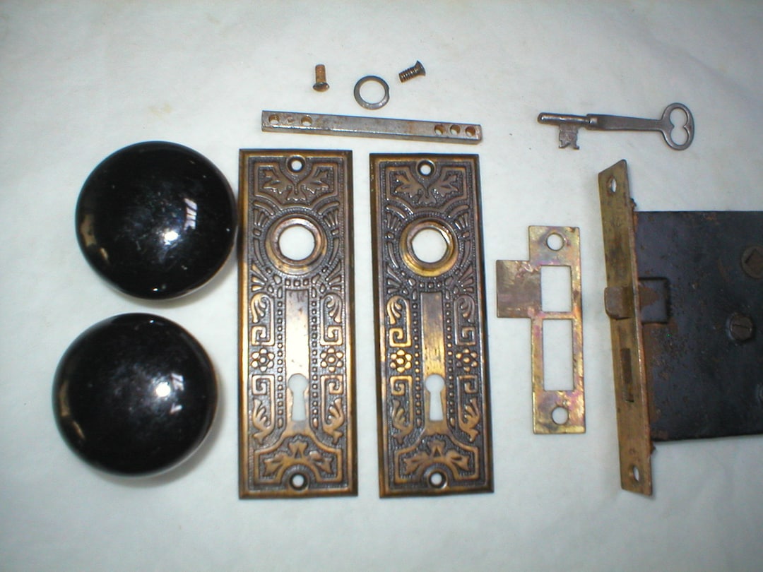 Antique Victorian Era Door Hardware - Etsy