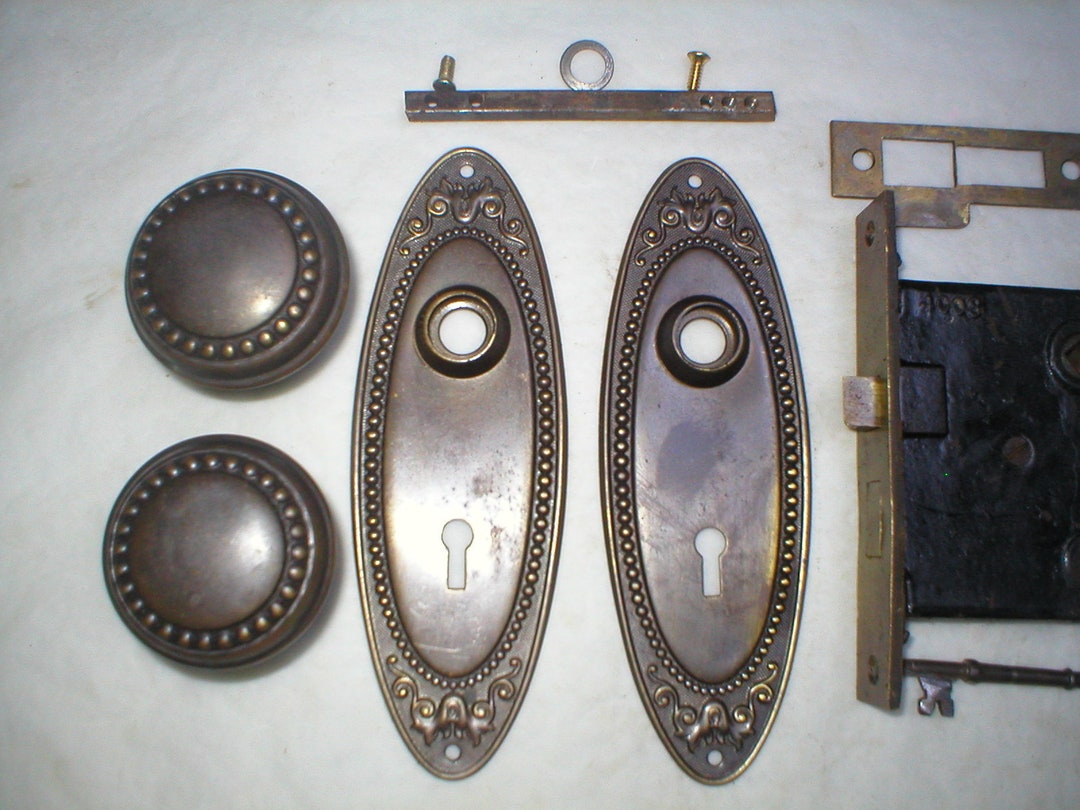 Antique Victorian Era Door Hardware - Etsy