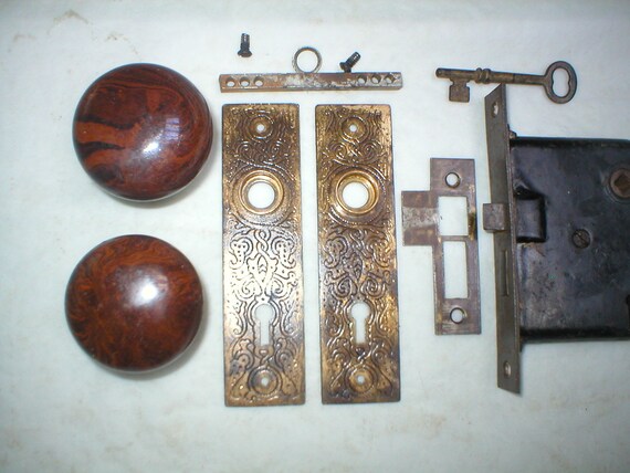 Antique Victorian Era Door Hardware - Etsy