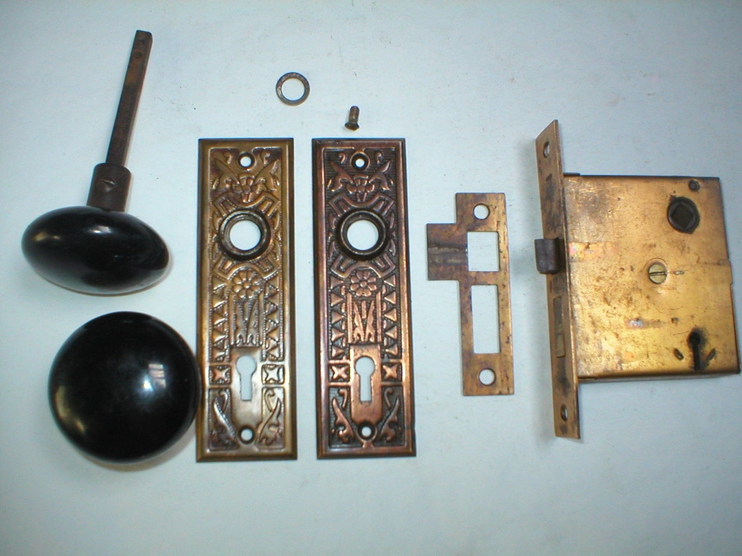 Antique Victorian Era Door Hardware - Etsy