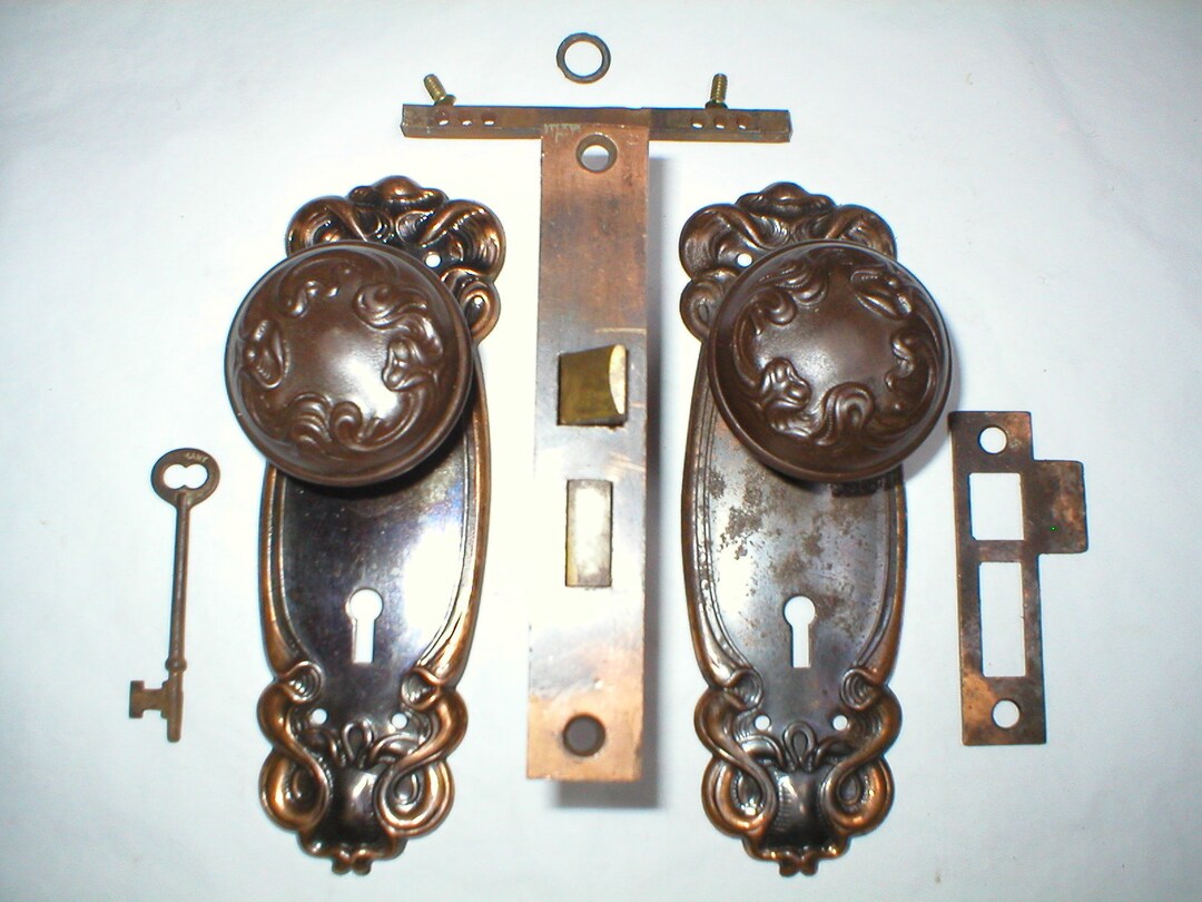 Antique Victorian Era Door Hardware - Etsy