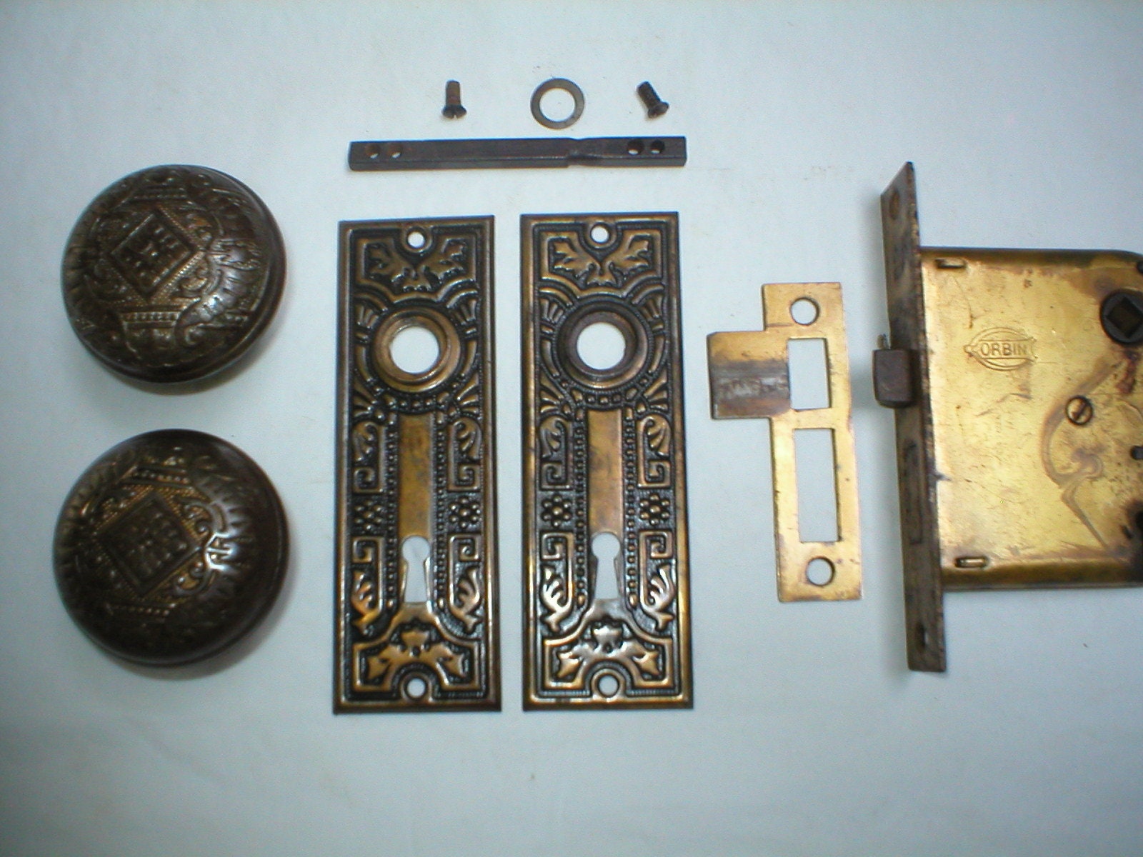 Antique Victorian Era Door Hardware - Etsy