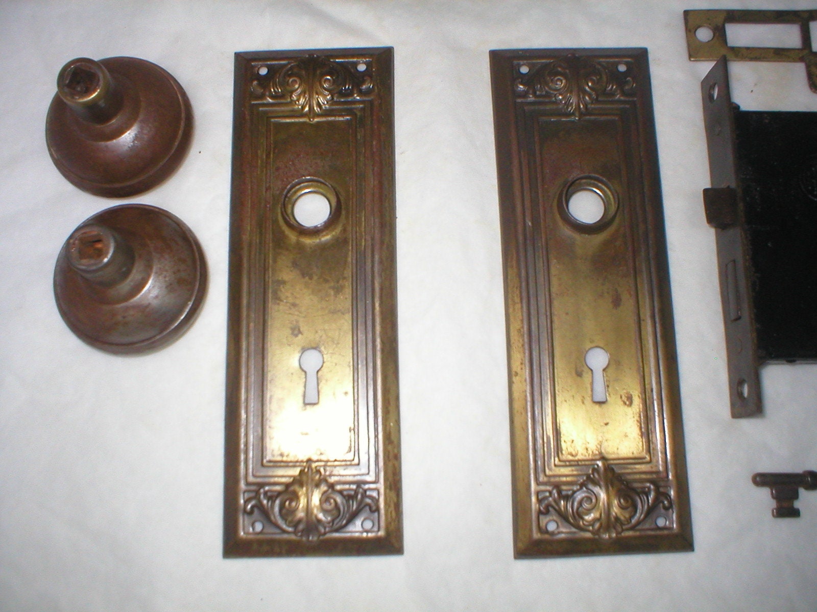Antique Victorian Era Door Hardware - Etsy