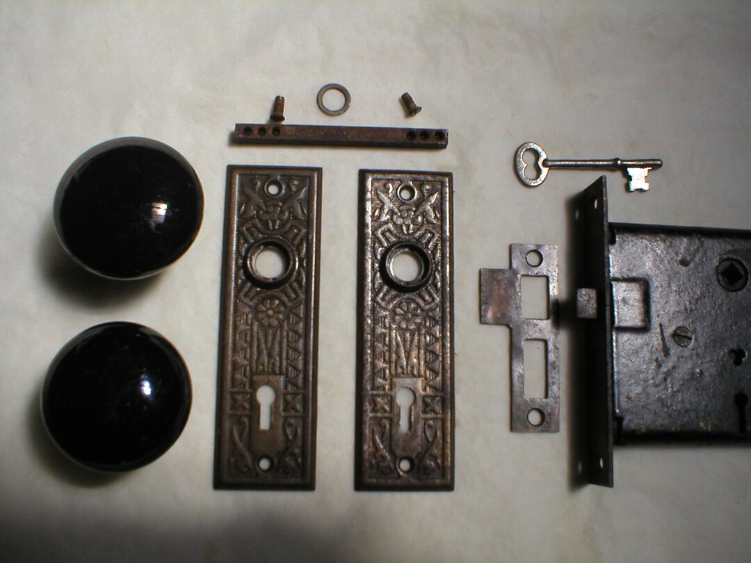 Antique Victorian Era Door Hardware - Etsy