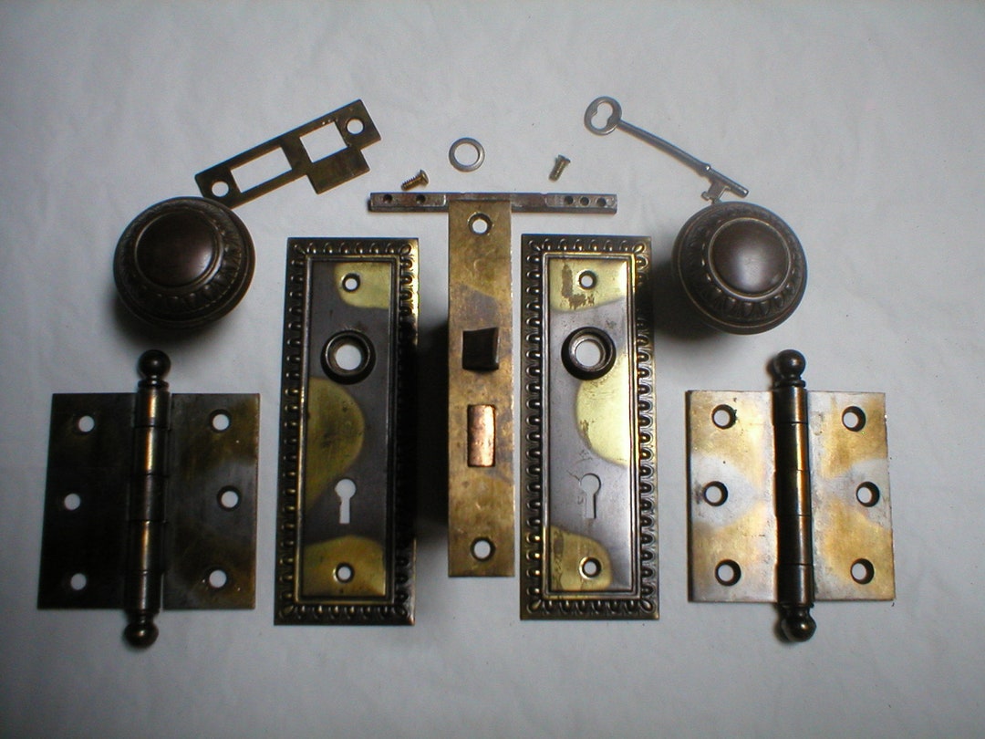 Antique Victorian Era Door Hardware - Etsy