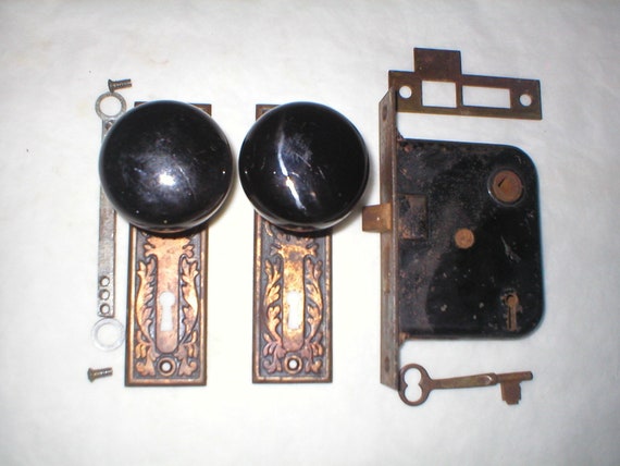 Antique Victorian Era Door Hardware - Etsy