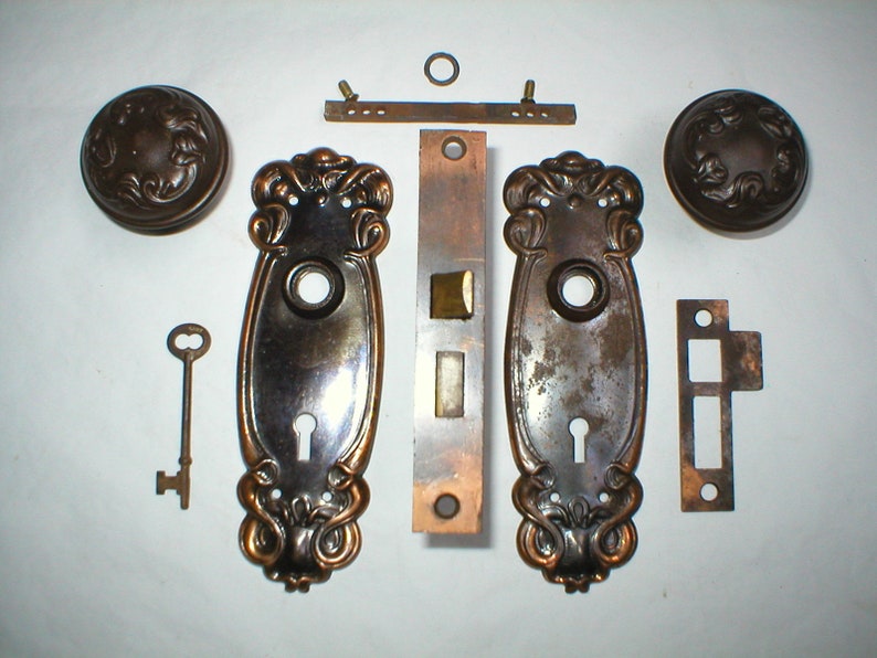 Antique Victorian Era Door Hardware - Etsy
