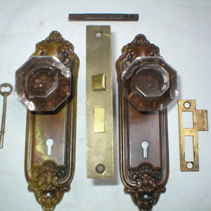 Antique Victorian Era Door Hardware - Etsy