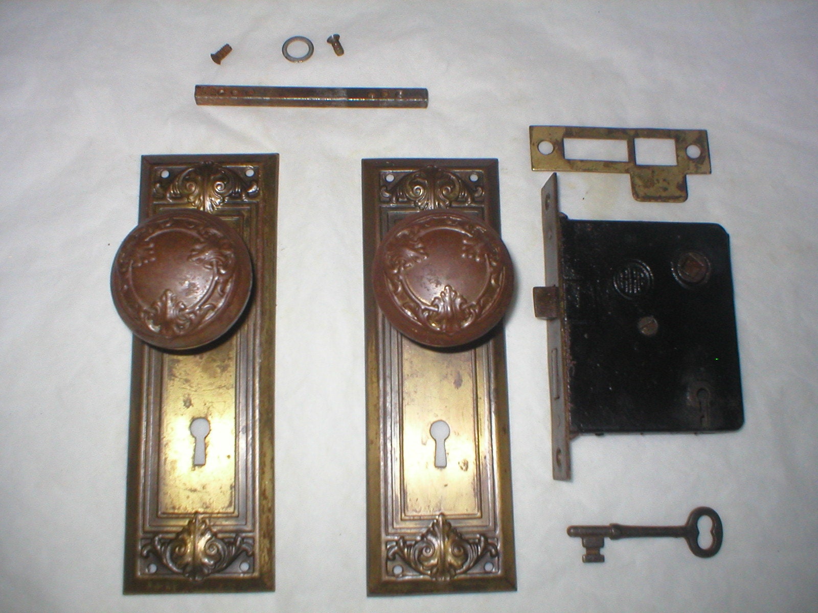 Antique Victorian Era Door Hardware - Etsy