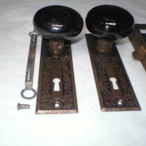 Antique Victorian Era Door Hardware - Etsy