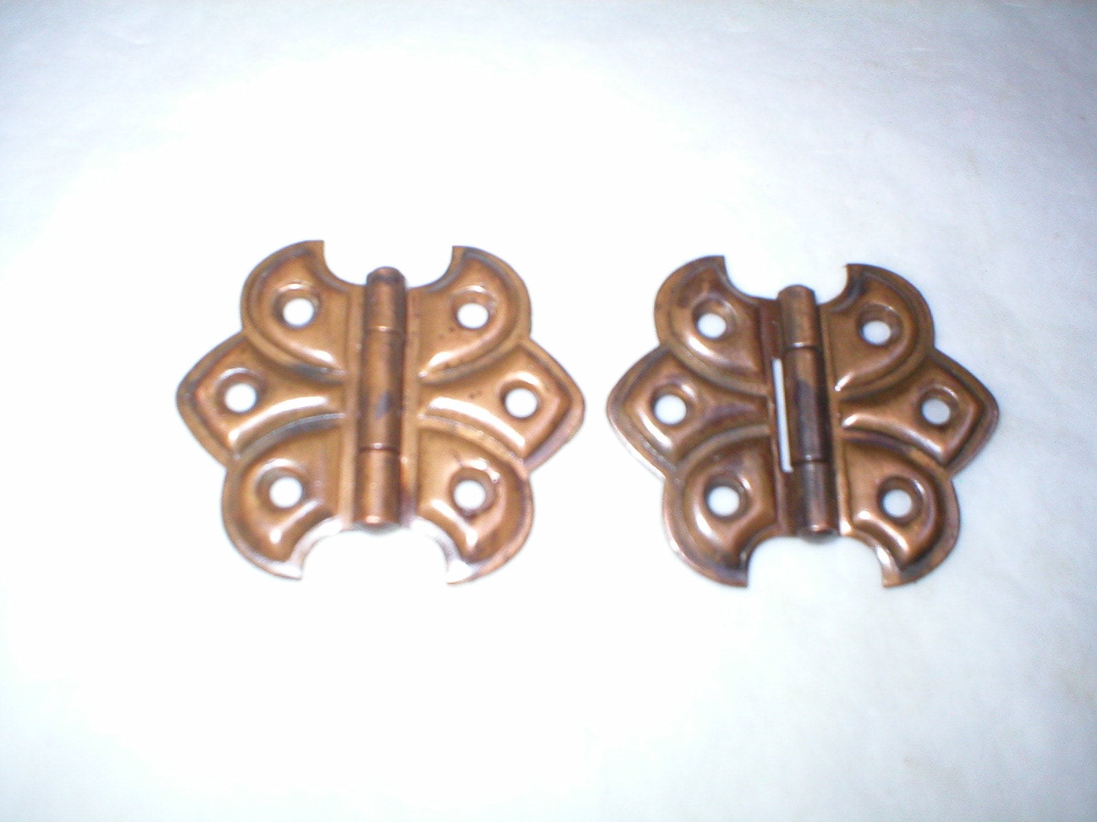Antique Butterfly Cabinet Hinge Pair - Etsy